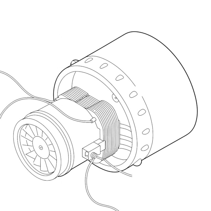 Original Kärcher Saugmotor für NT 700-DV, 130,85